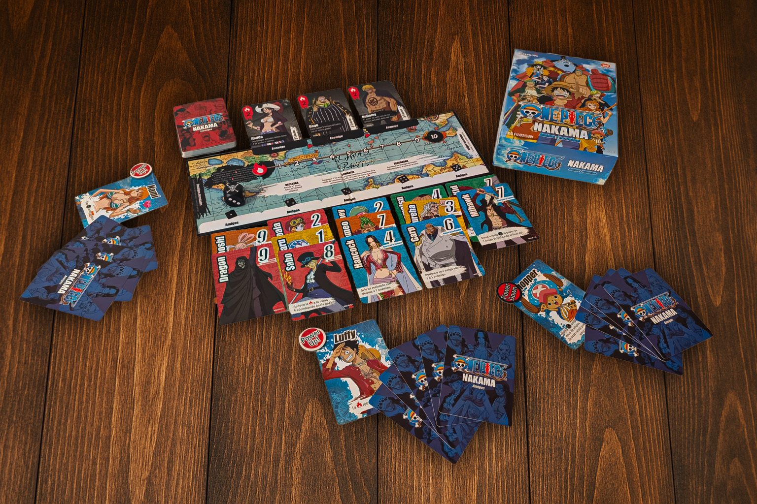 Juego de mesa ONE PIECE NAKAMA AMIGOS Y ENEMIGOS